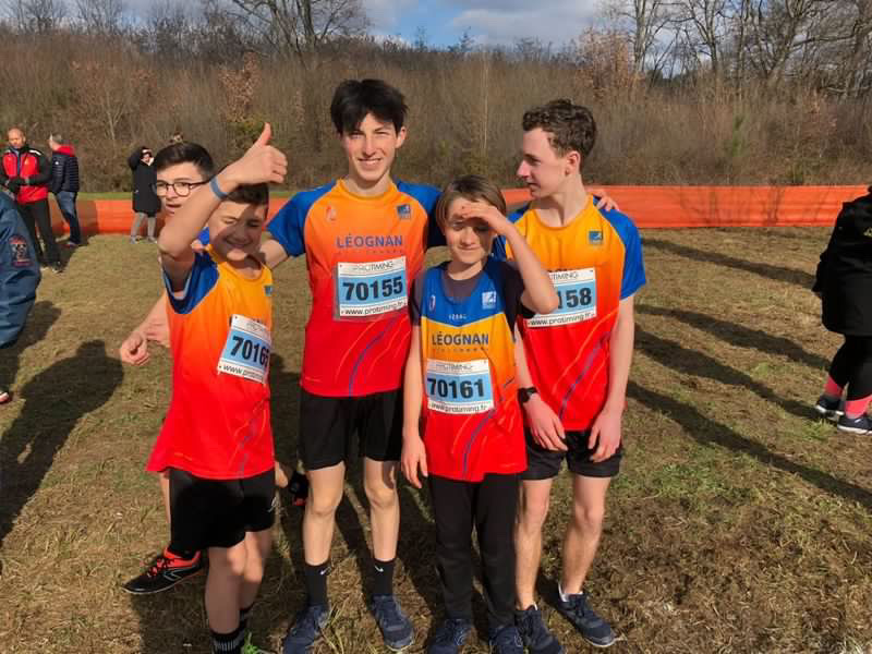 1/4 de finale de championnat de France de cross 2023 – Léognan Athlétisme